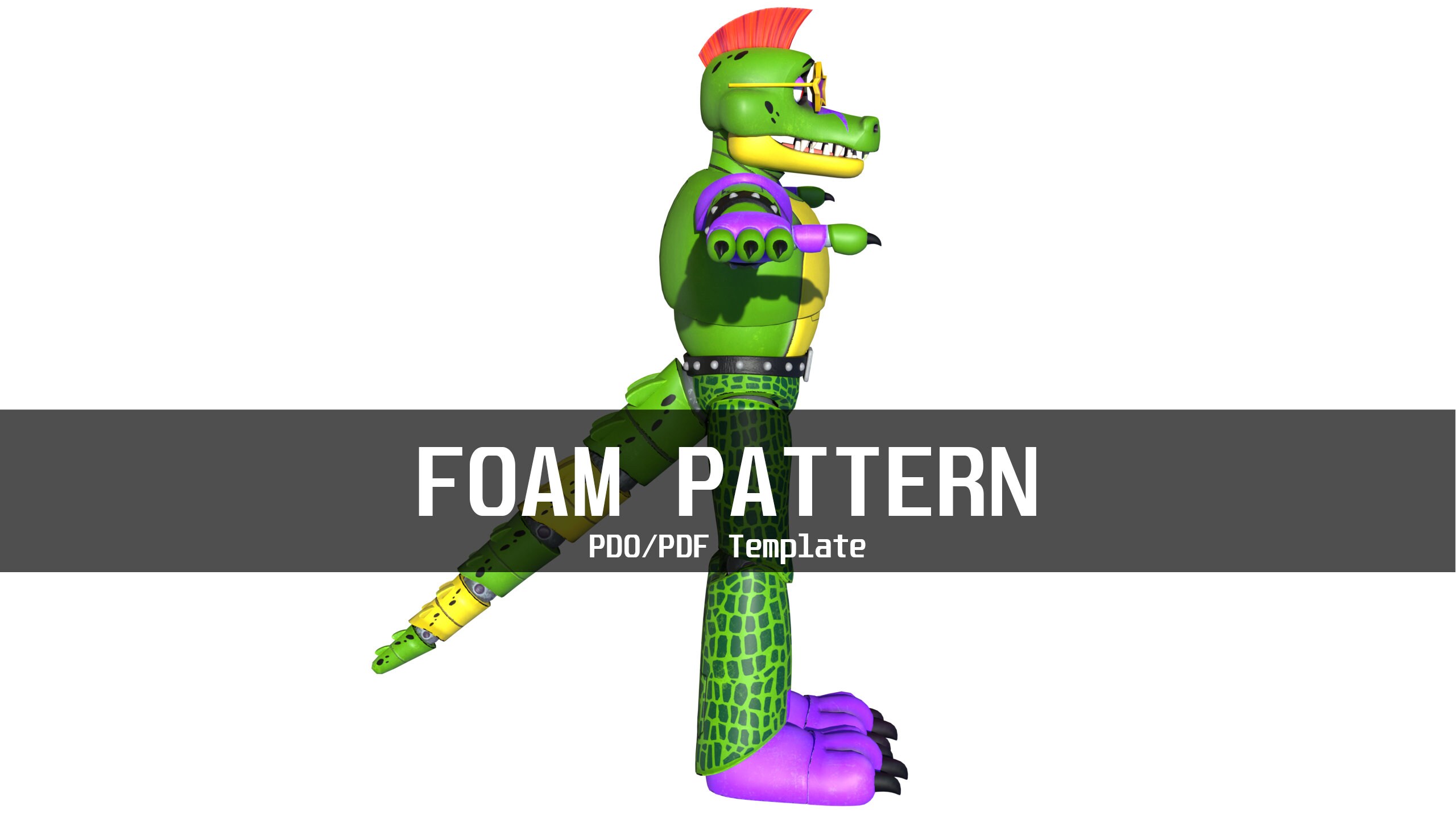 Gator Security Break Furry Wearable Armor and Helmet Mask Template for ...