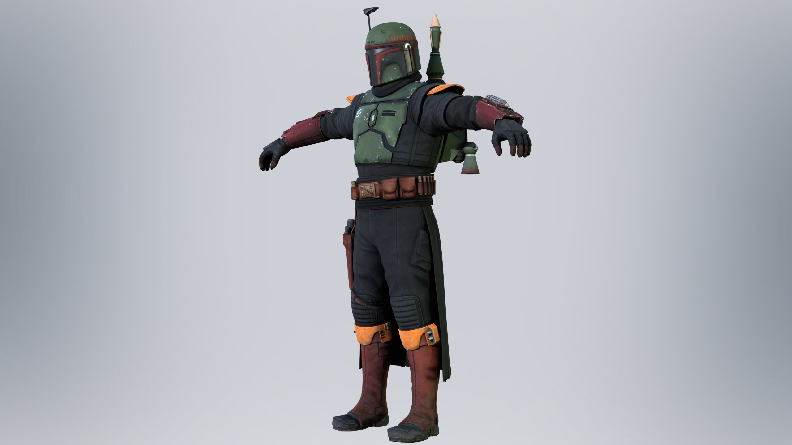 Boba Fett the Book of Boba Fett Accurate Full Body Wearable Armor and ...