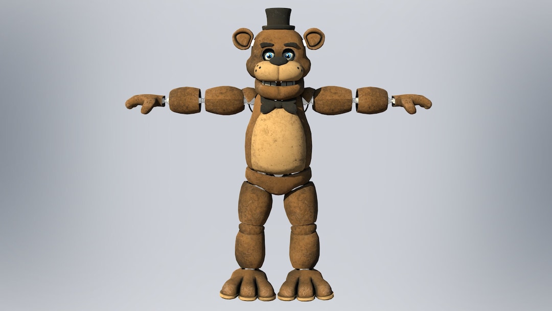 Freddy 1 Furry Wearable Helmet Mask Head Custom Freddy Furry STL Files ...