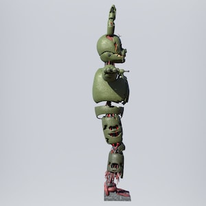 FNAF Springtrap Full Body Wearable Armor and Head Fnaf Springtrap Furry ...