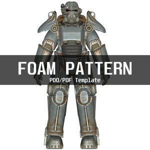 Fallout 4 T-45 Power Armor and Helmet Template for EVA Foam (pdo/pdf ...