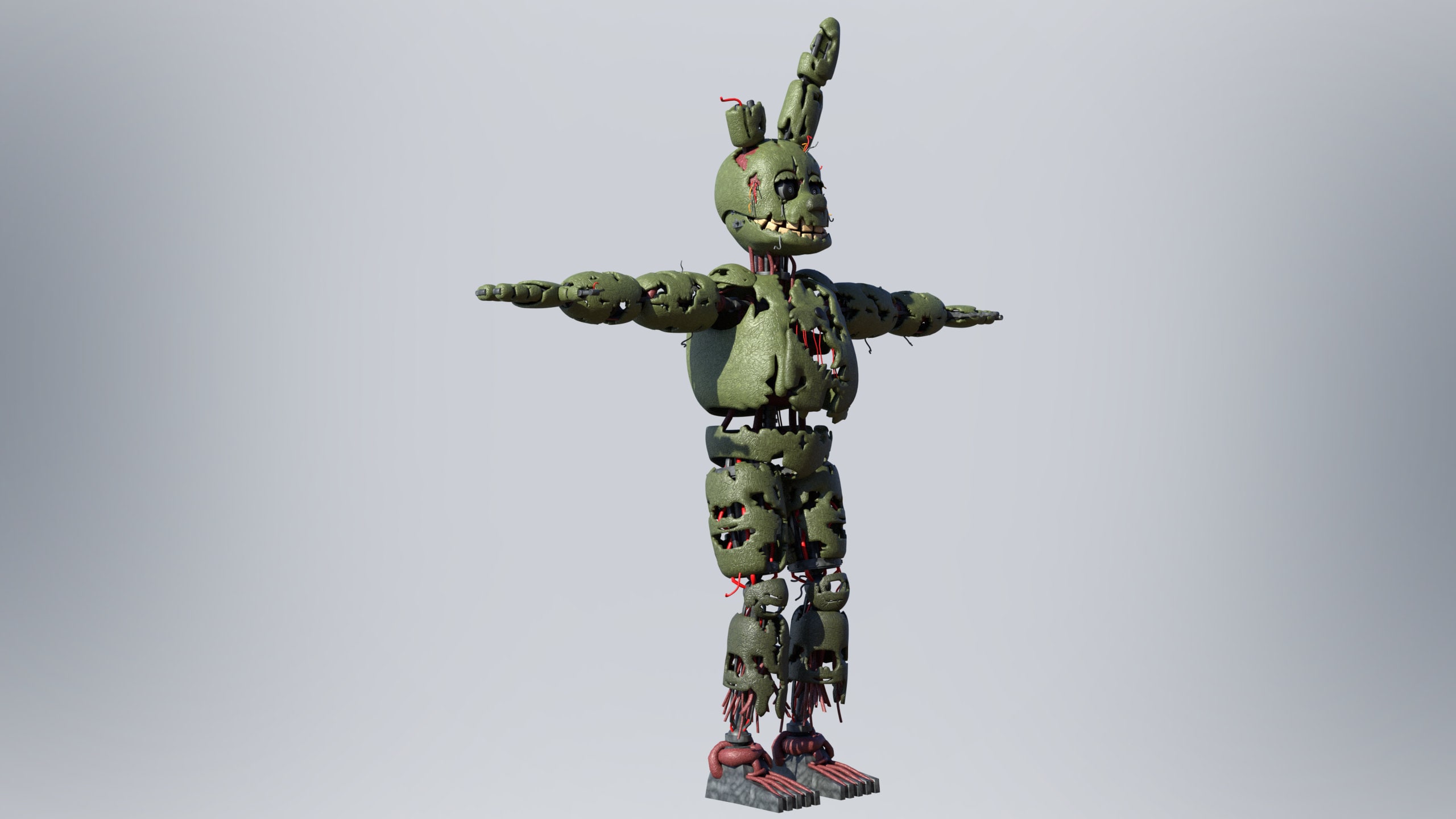 FNAF Springtrap Mask Helmet Wearable Fnaf Springtrap Furry - Etsy