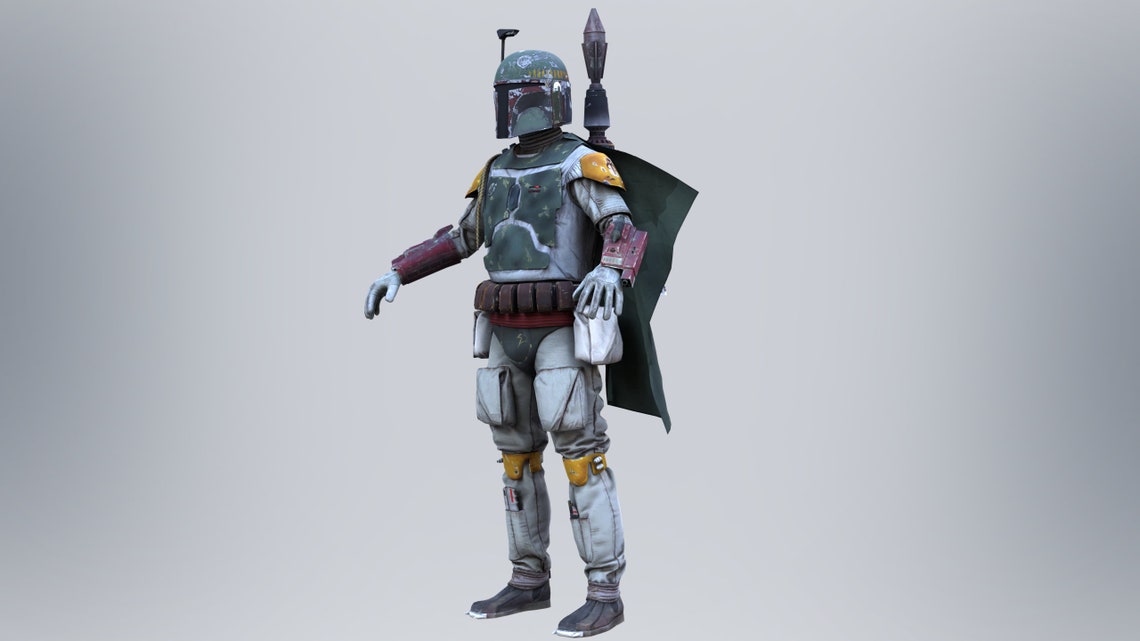 Boba Fett ROTJ Accurate Full Body Wearable Armor and Helmet and Jetpack ...