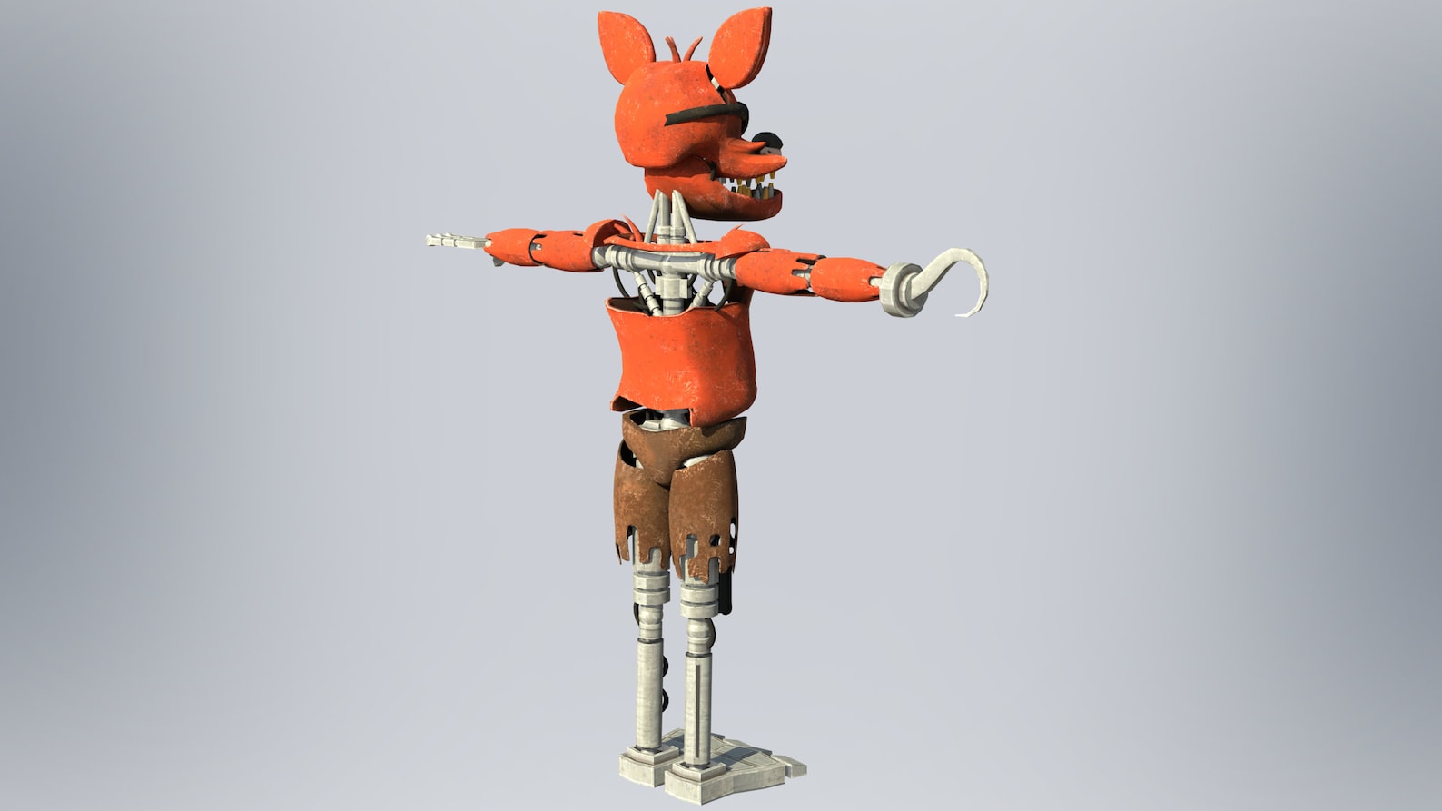 Foxy 1 Furry Wearable Armor and Helmet Mask Custom Full Body Foxy Furry ...