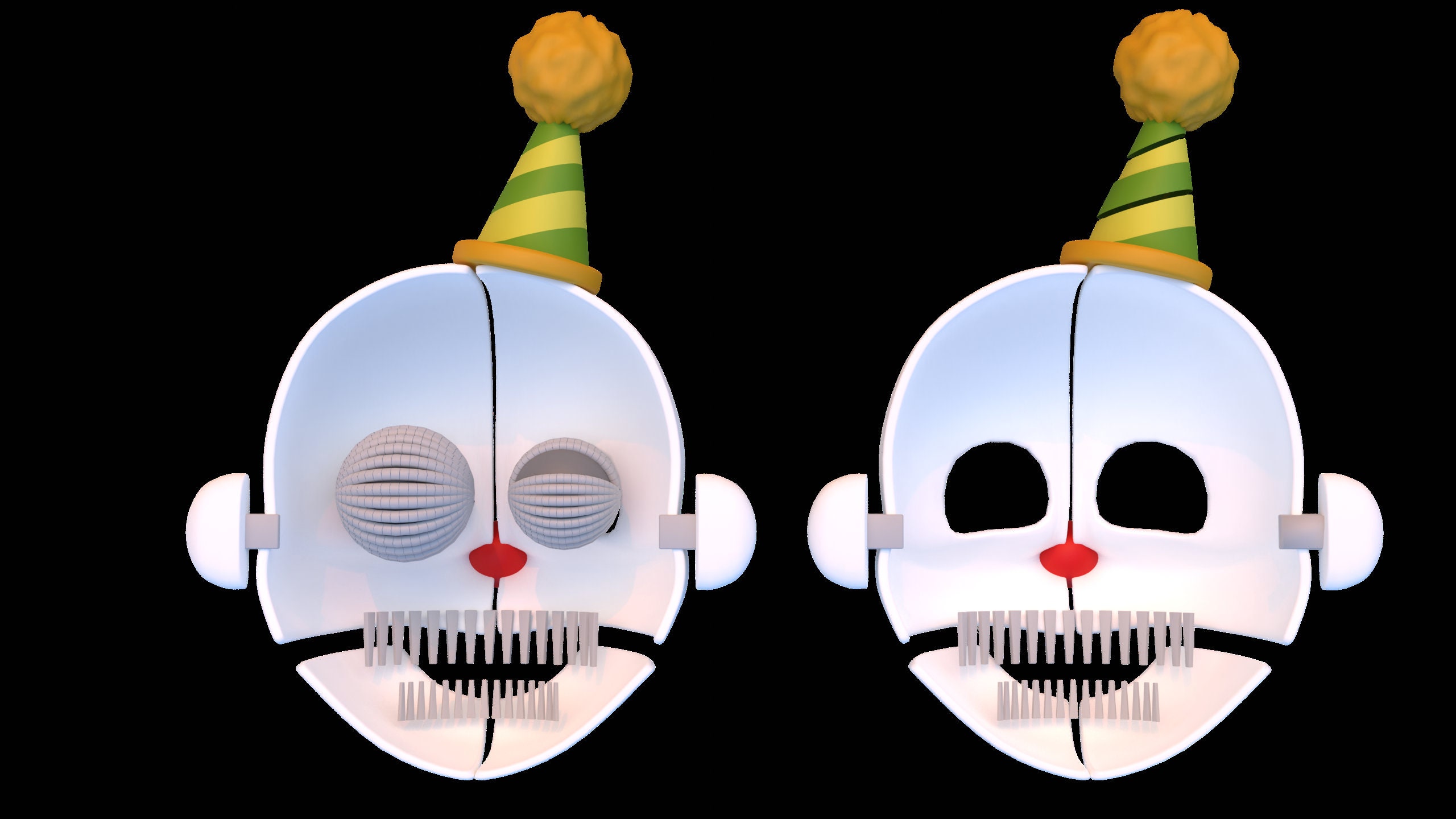 FNAF Ennard Furry Wearable Helmet Mask Head Custom Ennard Furry STL ...