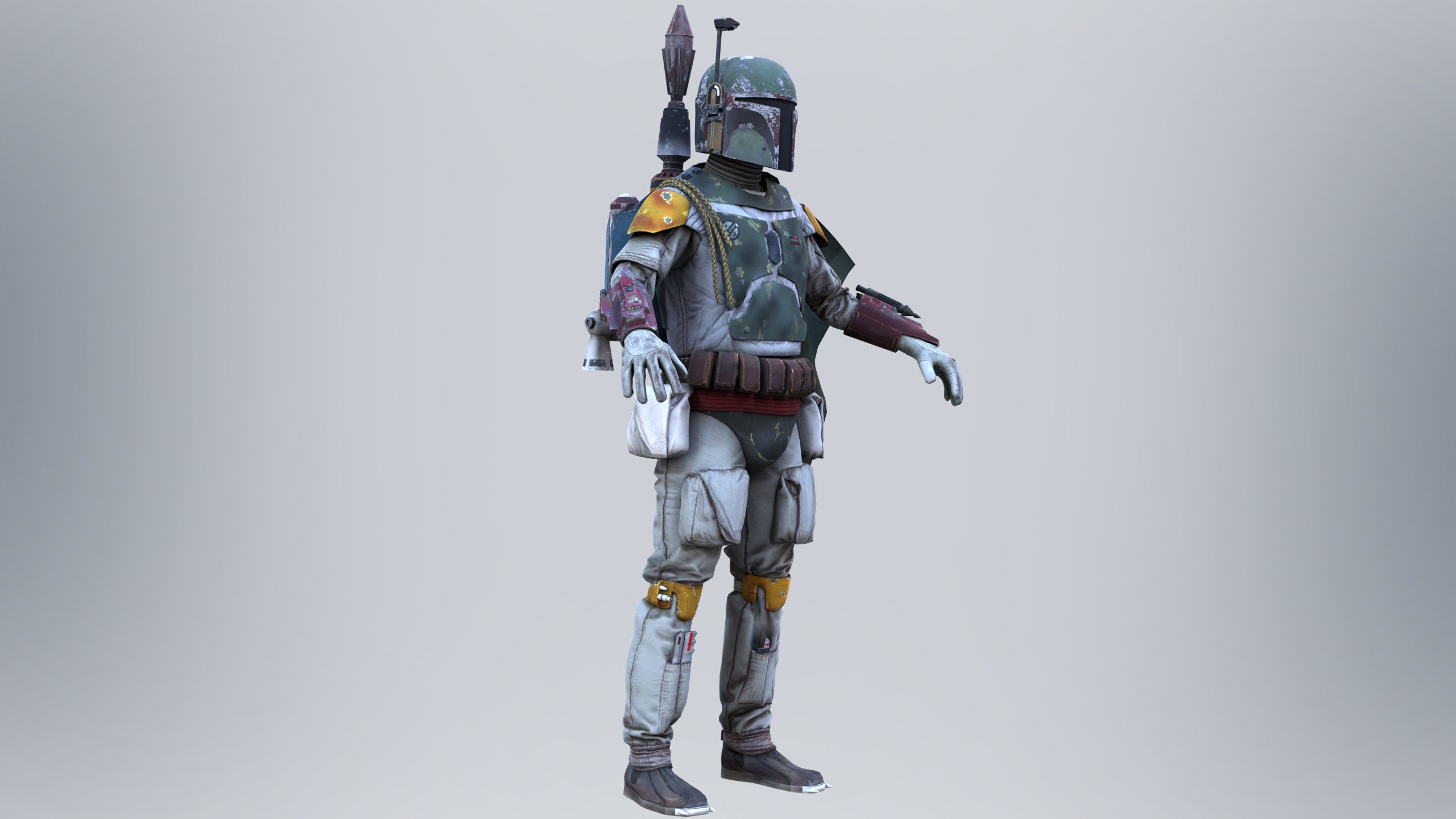 Boba Fett ROTJ Accurate Full Body Wearable Armor and Helmet and Jetpack ...