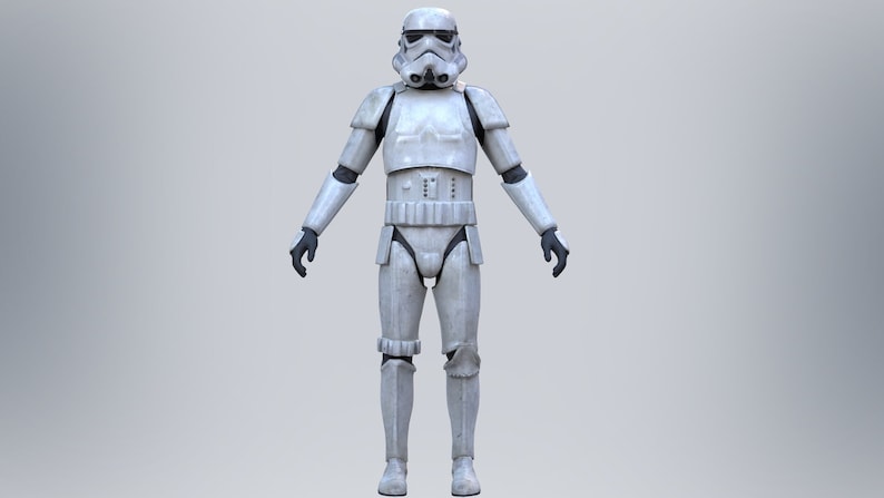Stormtrooper Accurate Imperial Full Body Wearable Armor and Helmet STL ...