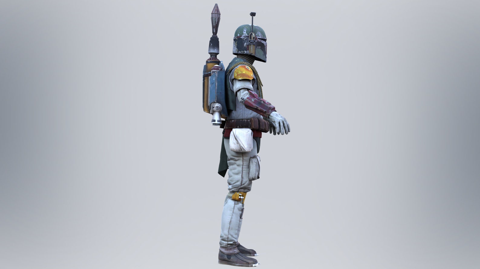 Boba Fett ROTJ Accurate Full Body Wearable Armor and Helmet and Jetpack ...