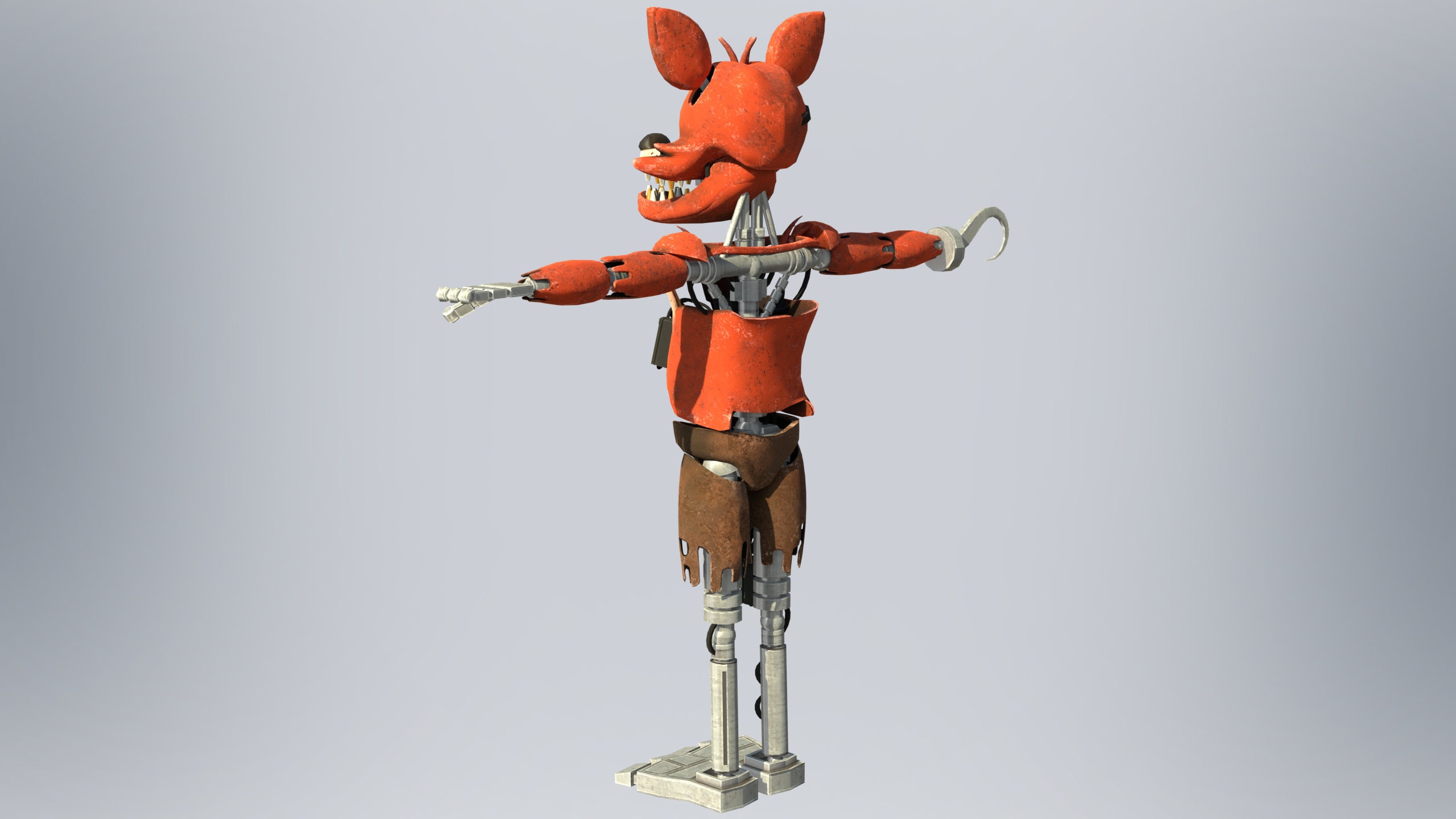 Foxy 1 Furry Wearable Armor and Helmet Mask Custom Full Body Foxy Furry ...