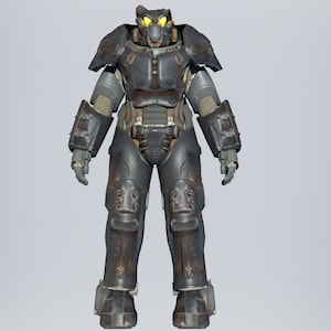 Fallout 4 X-01 Enclave Power Armor Full Body Wearable Armor and Helmet ...