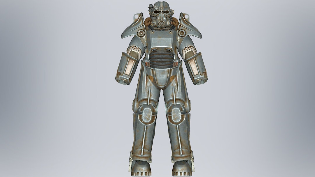 Fallout 4 T-45 Power Armor Full Body Wearable Armor and Helmet 3D Model ...