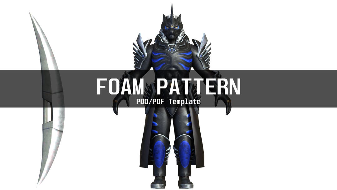 Zen Aku Armor and Helmet and Sword for EVA Foam (pdo/pdf) Custom Full Body Powr Rangr Foam ...