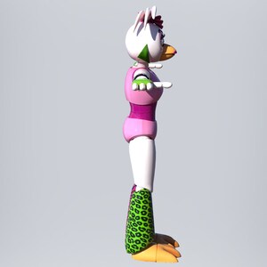 Chica Security Break Furry Wearable Armor and Helmet Mask Custom Full ...