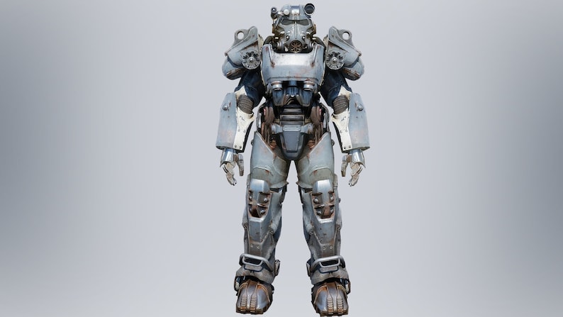 Fallout 4 T-60 Power Armor Full Body Wearable Armor and Helmet and Jet ...