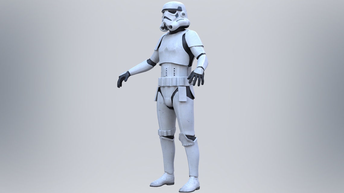 Stormtrooper Imperial Full Body Wearable Armor and Helmet STL - Etsy