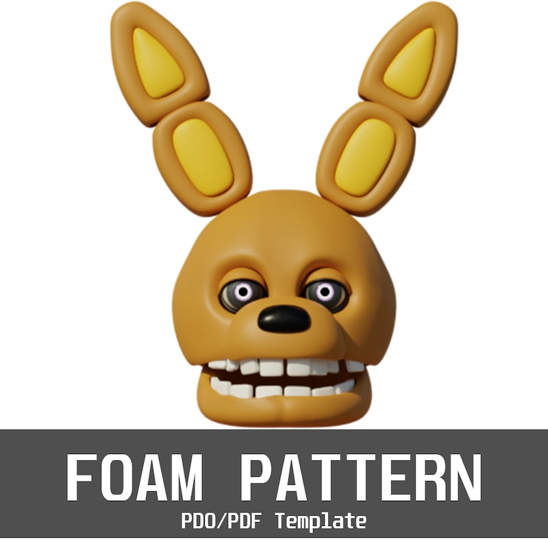 Spring Bonnie Mask - Etsy