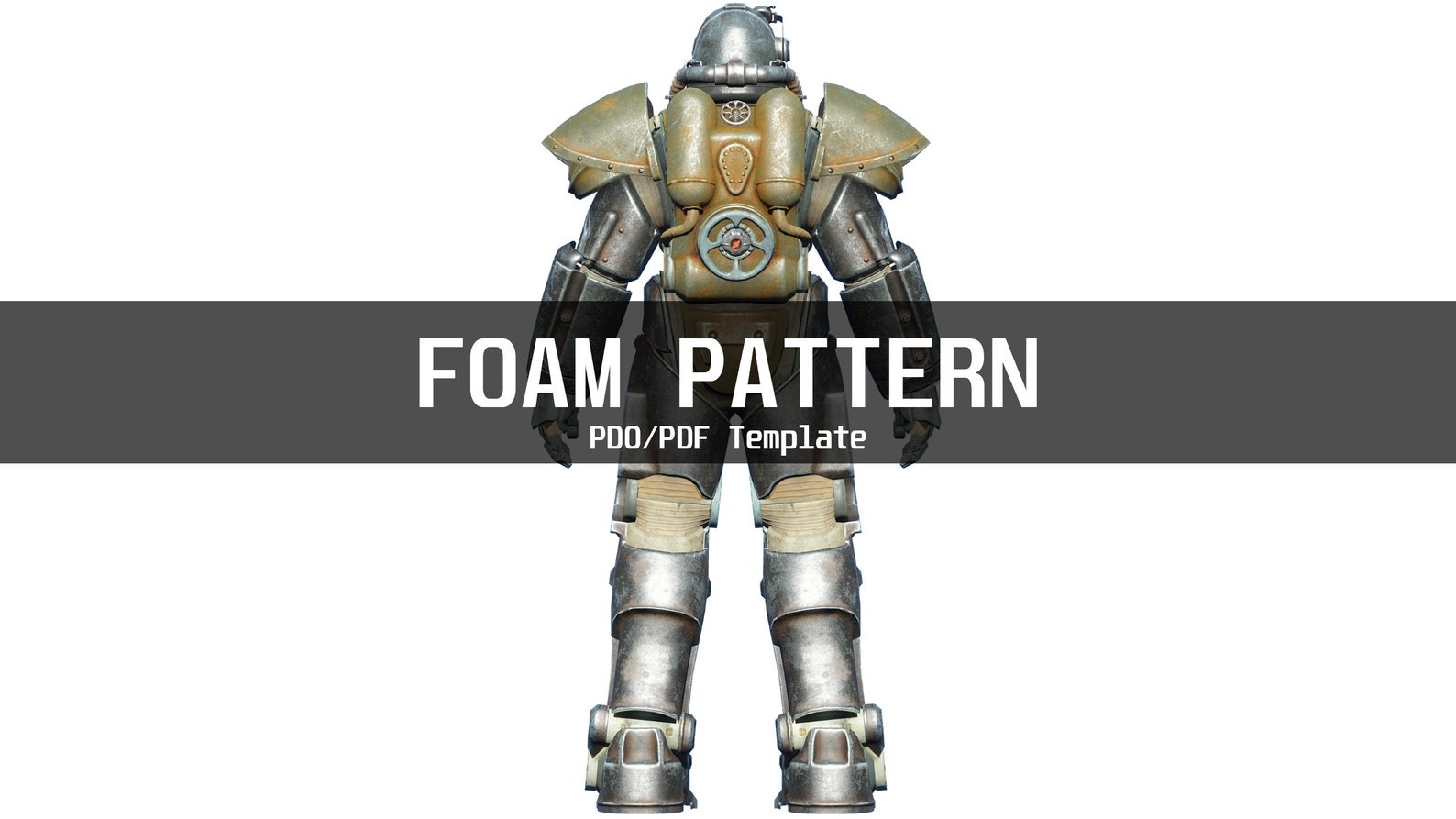 Fallout T-51B Power Armor and Helmet Template for EVA Foam (pdo/pdf ...