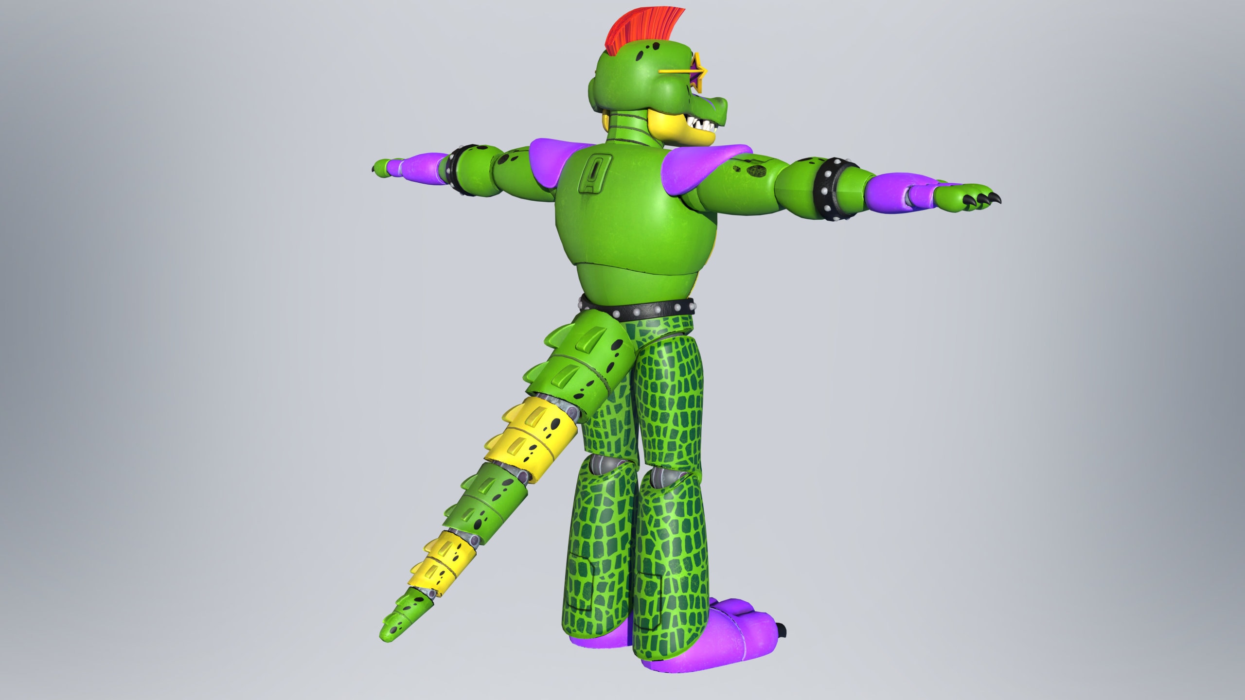 Gator Security Break Furry Wearable Helmet Mask Head Custom Gator Furry ...