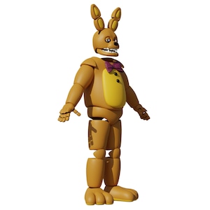 FNAF Spring Bonnie Movie Version Full Body Wearable Mask Template for ...