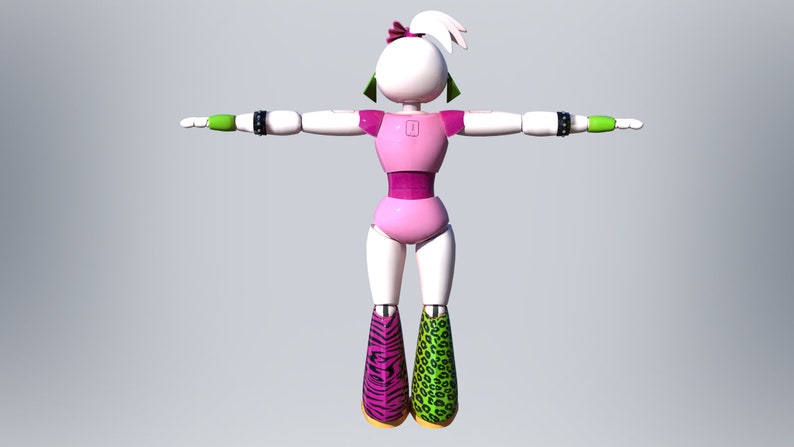 Chica Security Break Furry Wearable Armor and Helmet Mask Custom Full ...