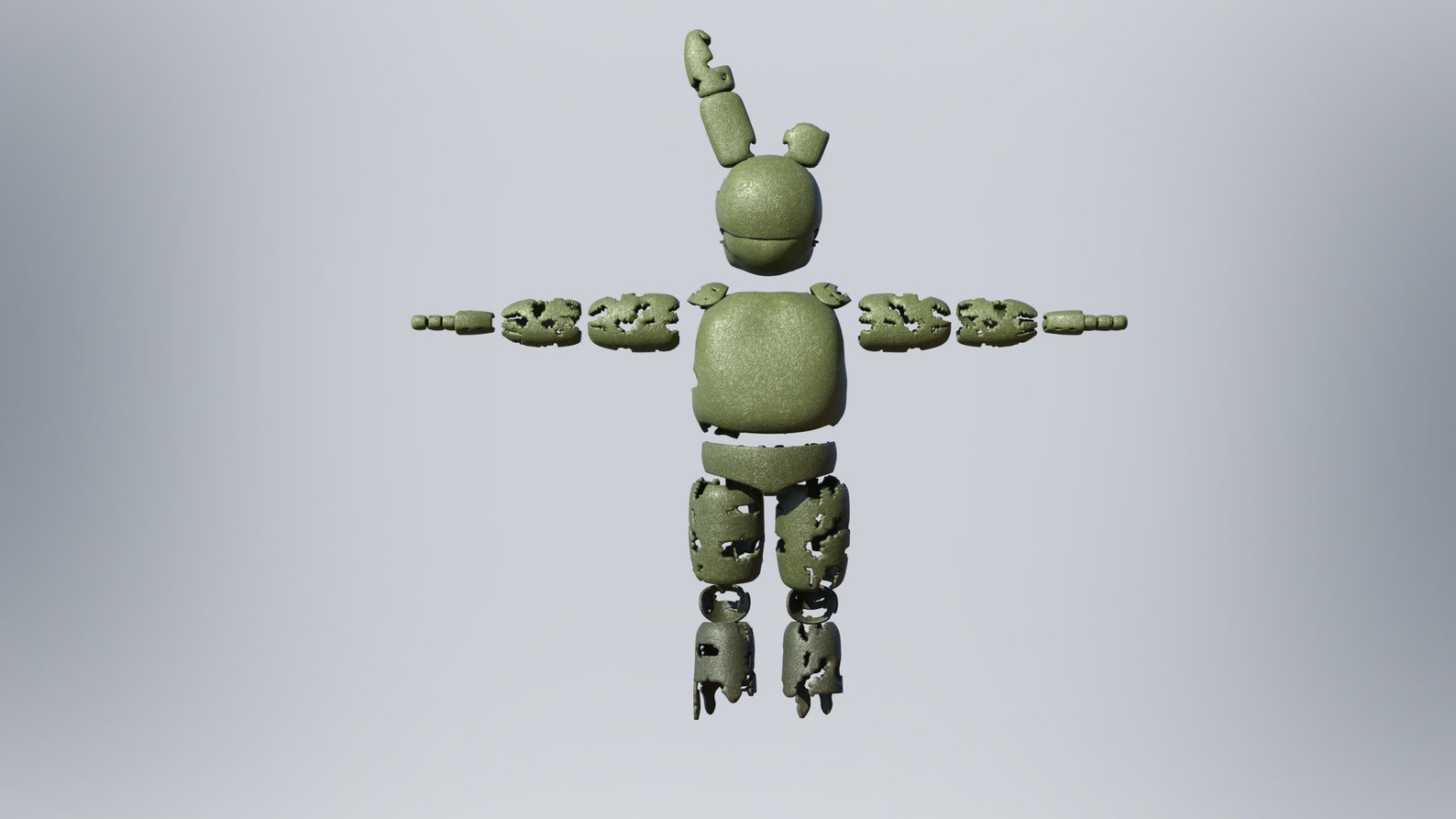 FNAF Springtrap Mask Helmet Wearable Fnaf Springtrap Furry Fnaf Head ...