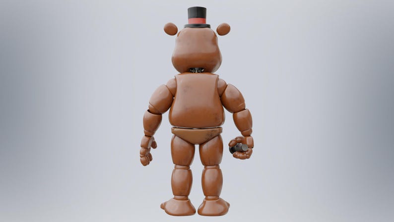 Toy Freddy Fnaf 2 Movie Furry Wearable Armor and Helmet Mask Custom ...
