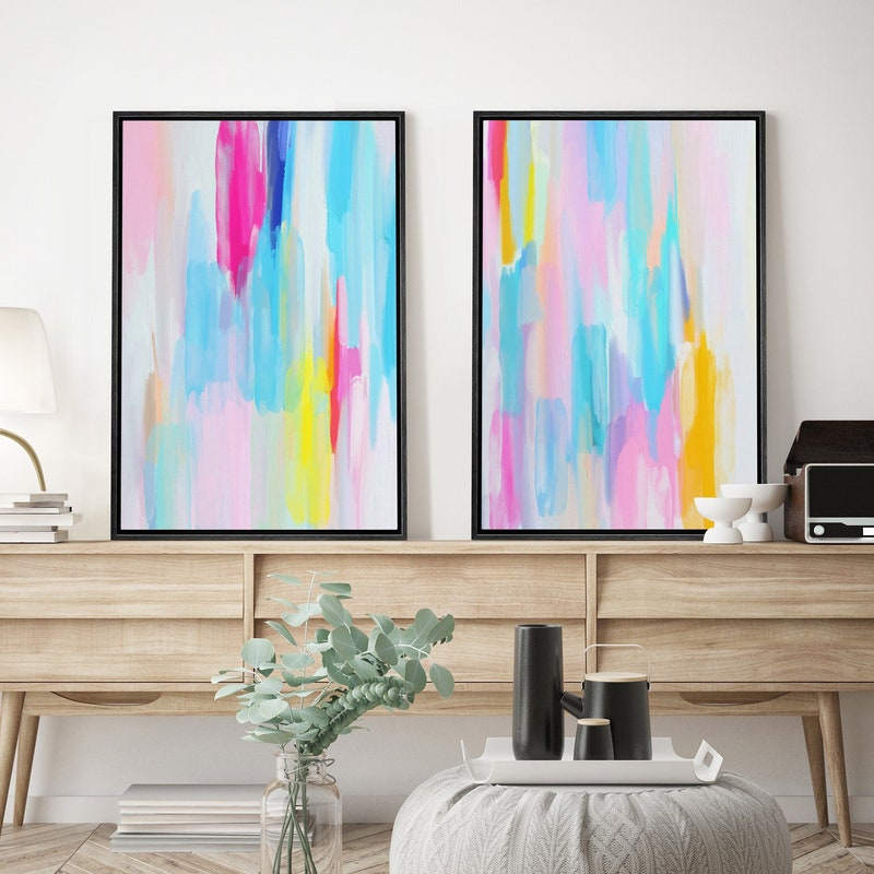 Bright Colorful Art - Etsy