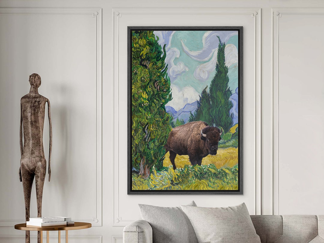 Vincent Van Gogh Cypress Tree Buffalo Fine Art Print Home - Etsy