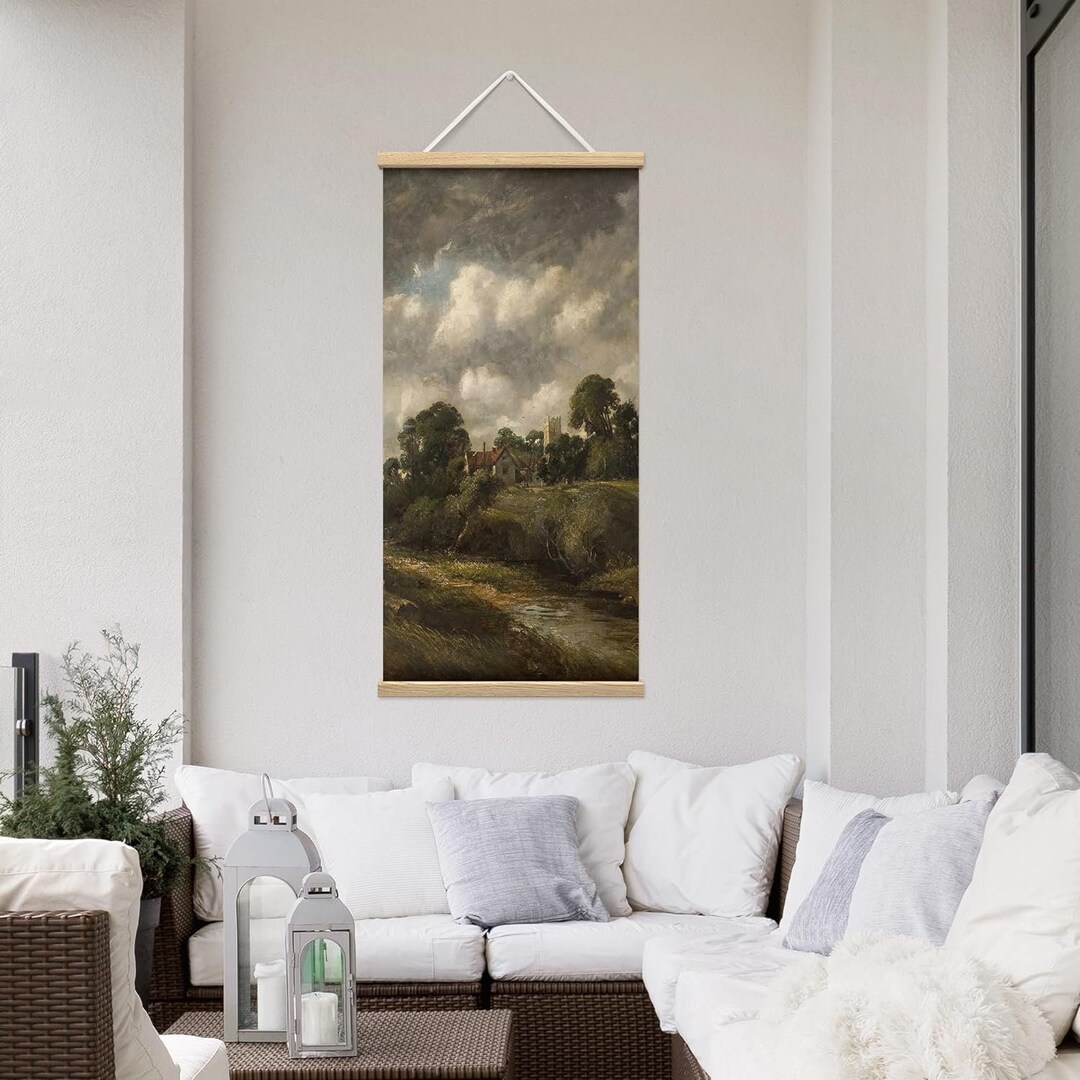 Framed Hanging Poster English Countryside Scenery Wall Picture Classic ...