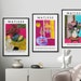 Henri Matisse Wall Art, Bold Exhibition Poster Set Print, Bright ...
