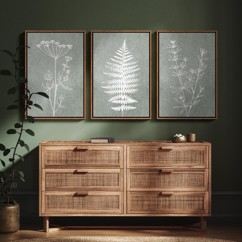 Botanical Canvas - Etsy