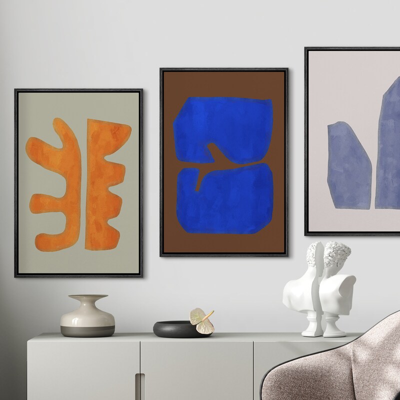 Modern Framed Canvas Wall Art - Etsy