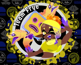 Splatoon 3 Shiver & Frye 2.5 Rainbow Acrylic Charm, Glitter Epoxy - Etsy