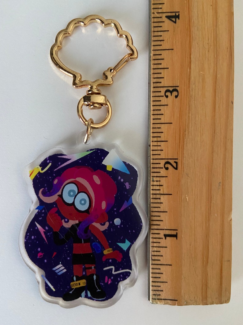 Splatoon 2 Agent 8 Acrylic Keychain - Etsy