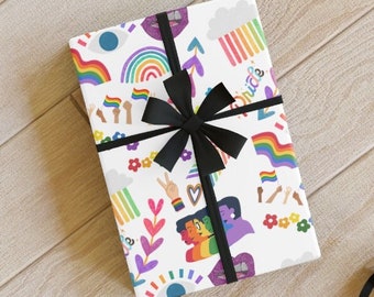 Lgbtq Wrapping Paper - Etsy