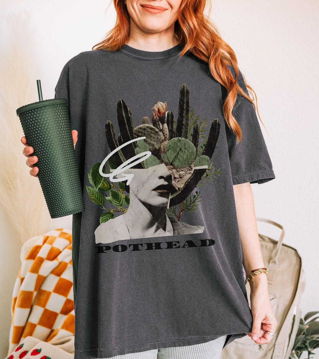 Pothead Comfort Colors Tshirt, Gift for Plant Lover, Gift for Pot ...