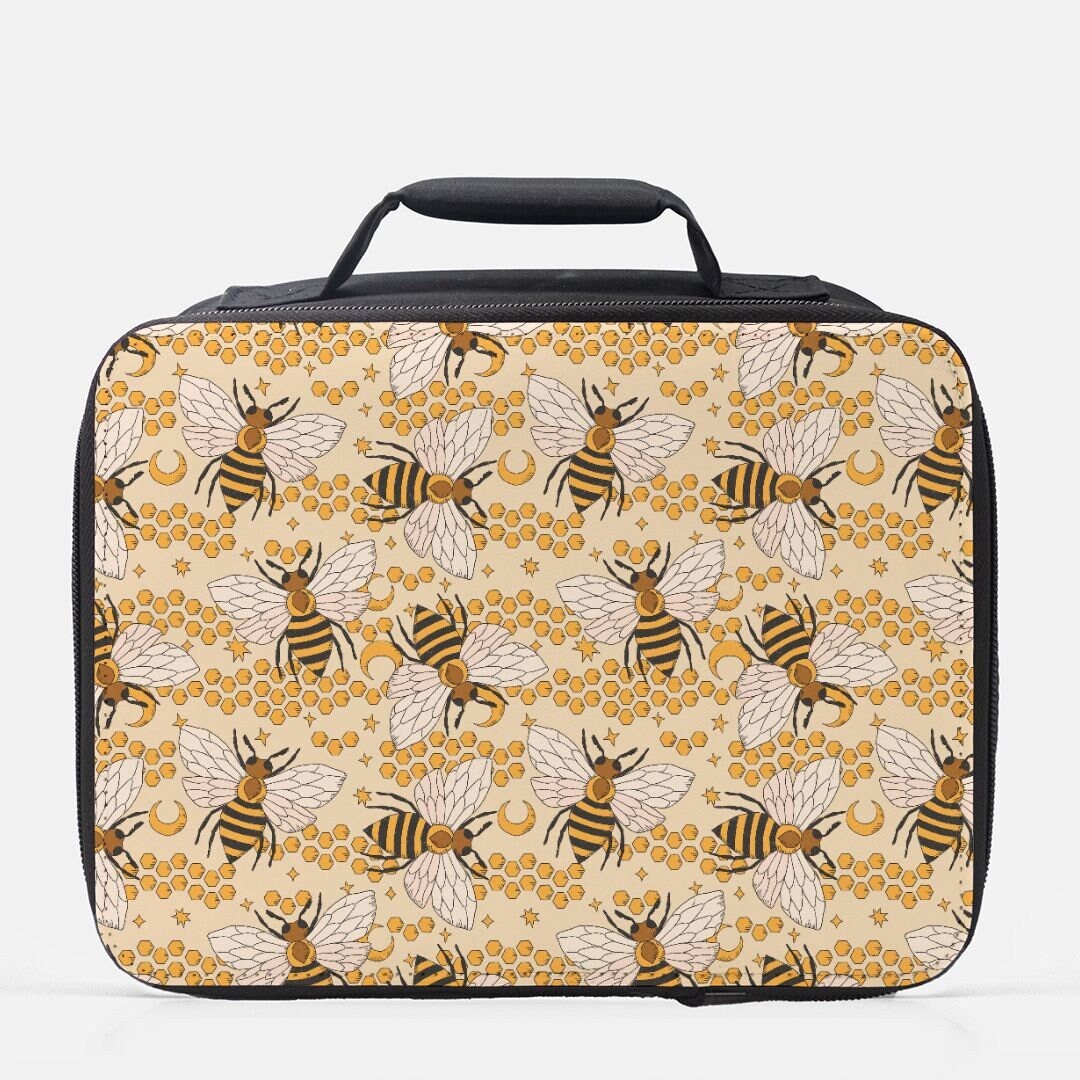 Bees and Honeycomb Lunch Box, Sustainable Lunch Box, Gift for Beekeeper ...