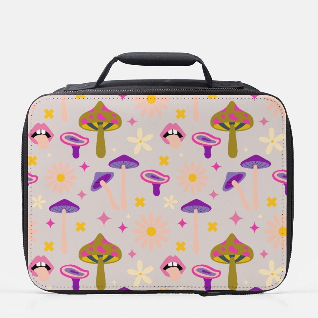 Peace Sign Lunch Box, Hippie Lunch Box, Mushroom Lunch Box for Hippie ...
