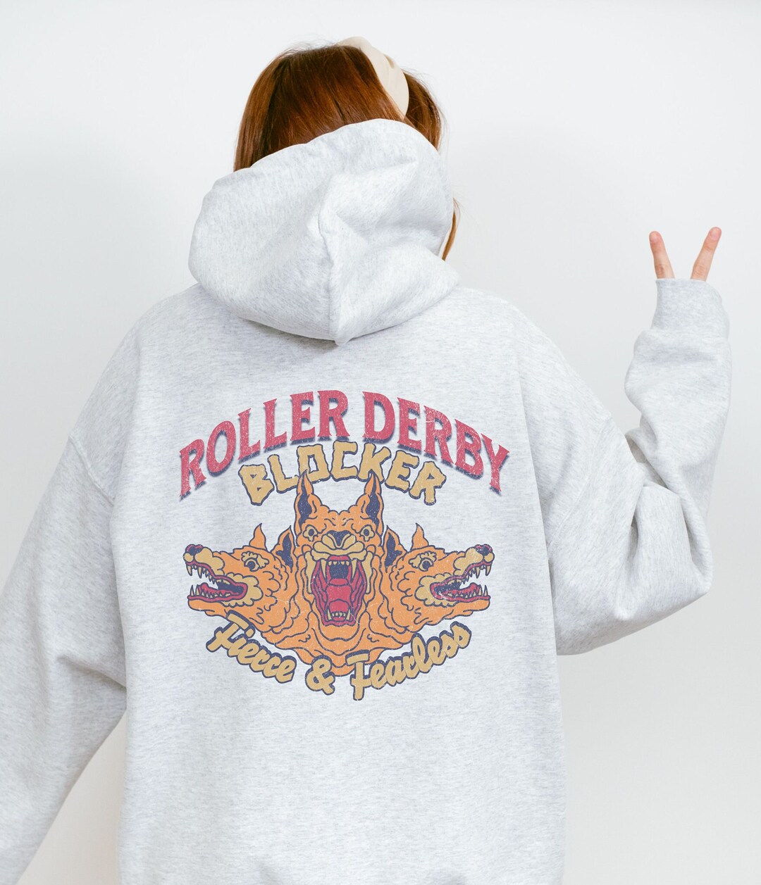 Roller Derby Blocker Hoodie, Roller Derby Gifts for Blocker, Womens ...