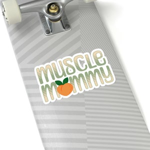 Muscle Mommy Sticker, Fitness Sticker for Water Bottle, Fit Girl Laptop ...