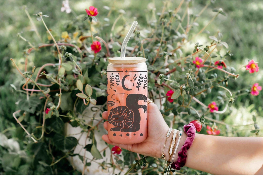 Leo Soda Can Glass, Leo Birthday Astrology Gift, Beer Glass for Leo ...