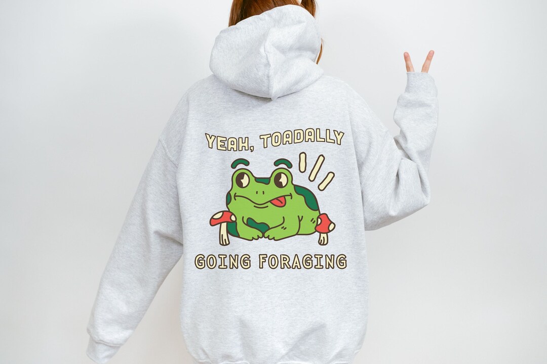 Forest Forager Hoodie, Toad Hoodie, Toad and Toadstool Gift for Forest ...