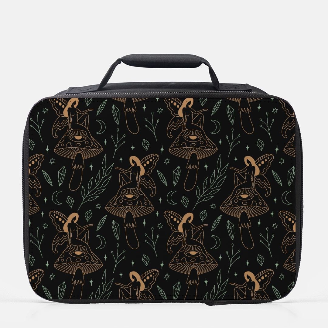 Mushroom Fairy Lunch Box, Insulated Lunch Box, Trendy Mushroom Lunch ...
