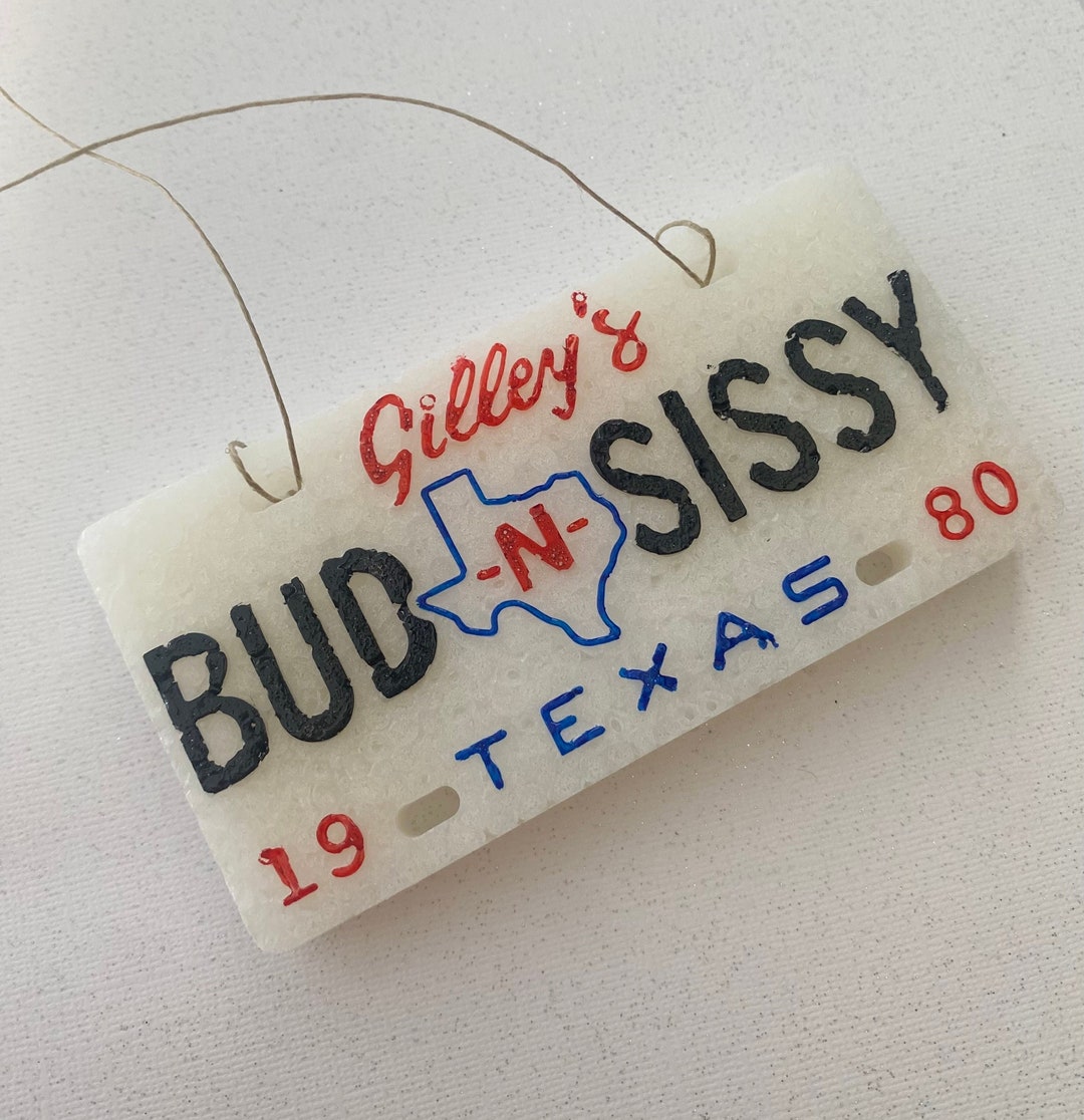 Urban Cowboy Bud N Sissy Texas Plates Car Freshie - Etsy