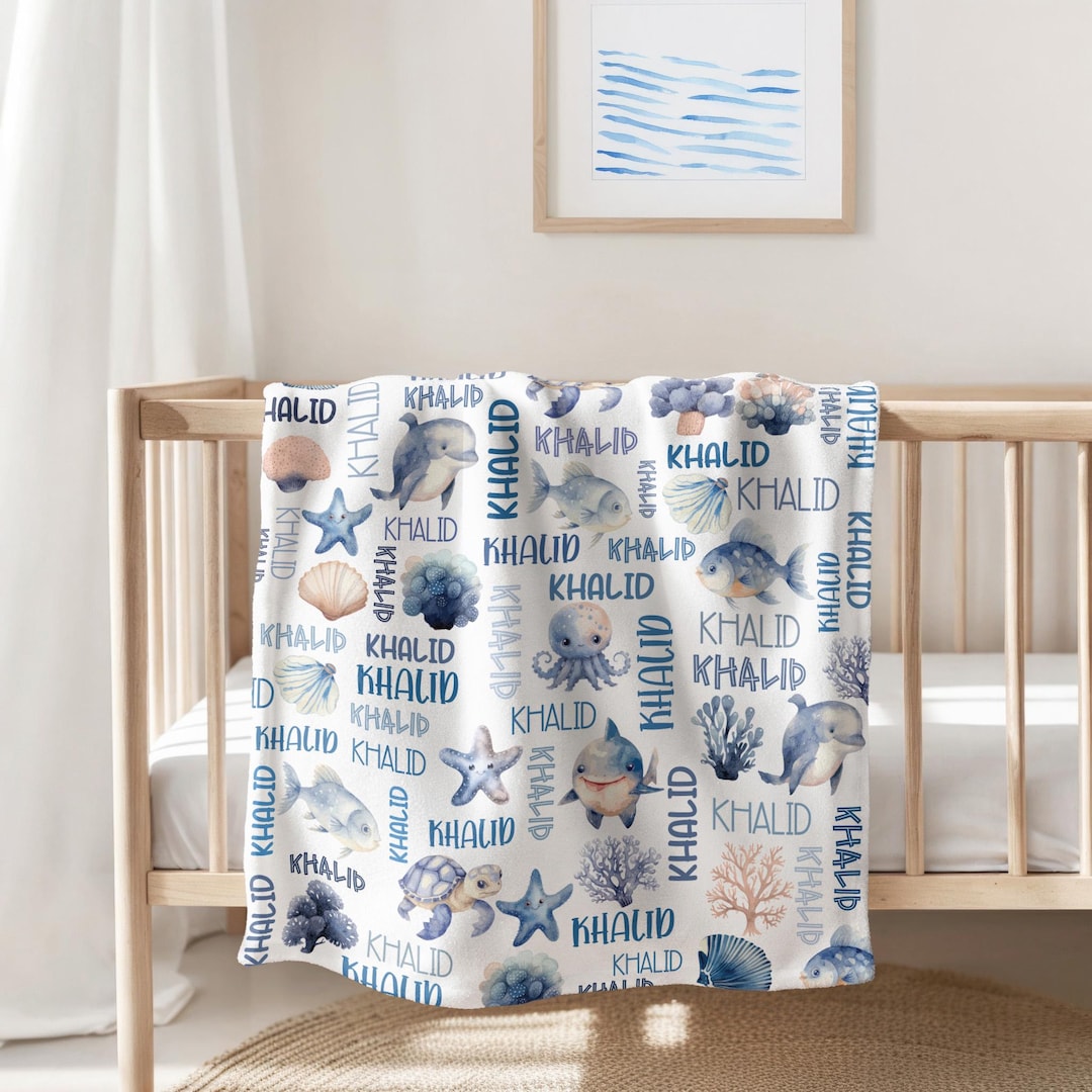 Custom Blanket Boy, Blanket With Name, Blanket for Son, Newborn Gift ...
