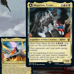 Megatron, Tyrant TRANSFORMERS Commander Deck Magic MTG Ready-to-play ...