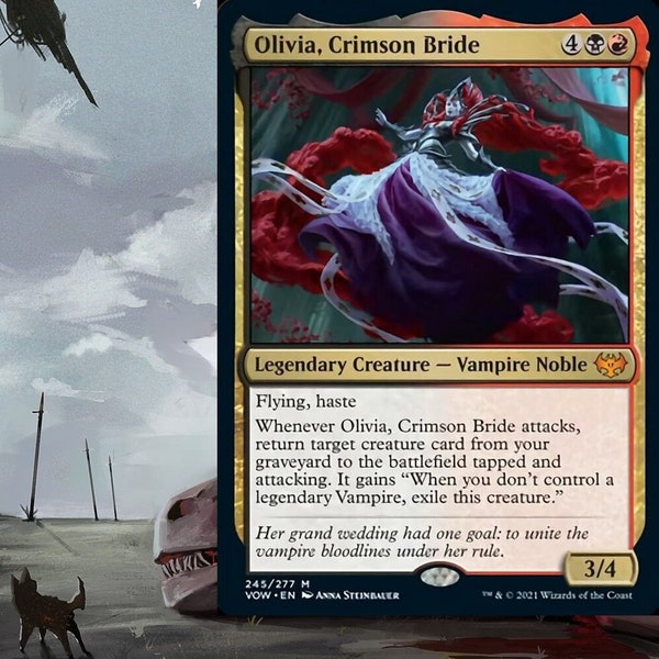 Mtg Olivia Crimson Bride - Etsy