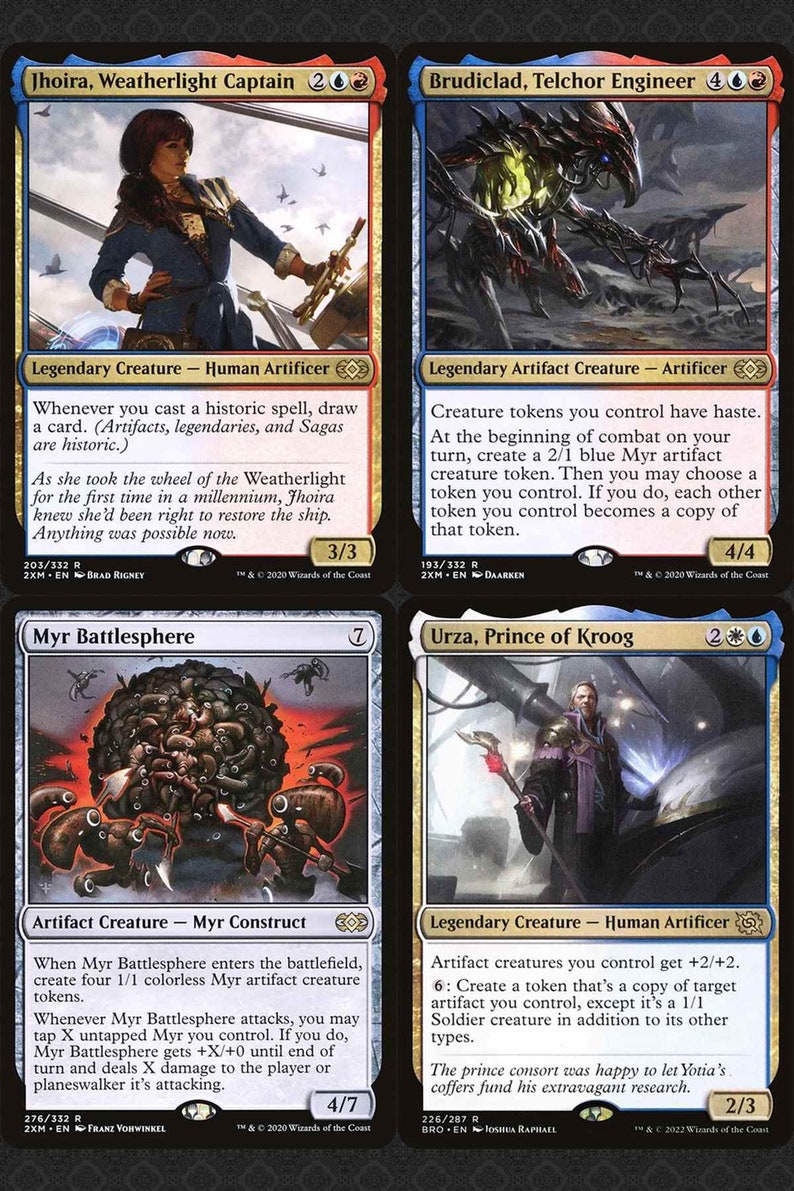 Urtet, Remnant of Memnarch MYR Commander Deck EDH Magic MTG Ready-to ...