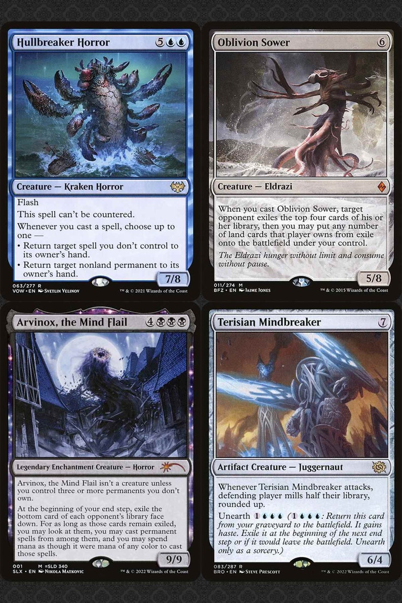 Umbris, Fear Manifest Commander Deck Nightmare Horror Tribal EDH Magic MTG Cards Dimir - Etsy