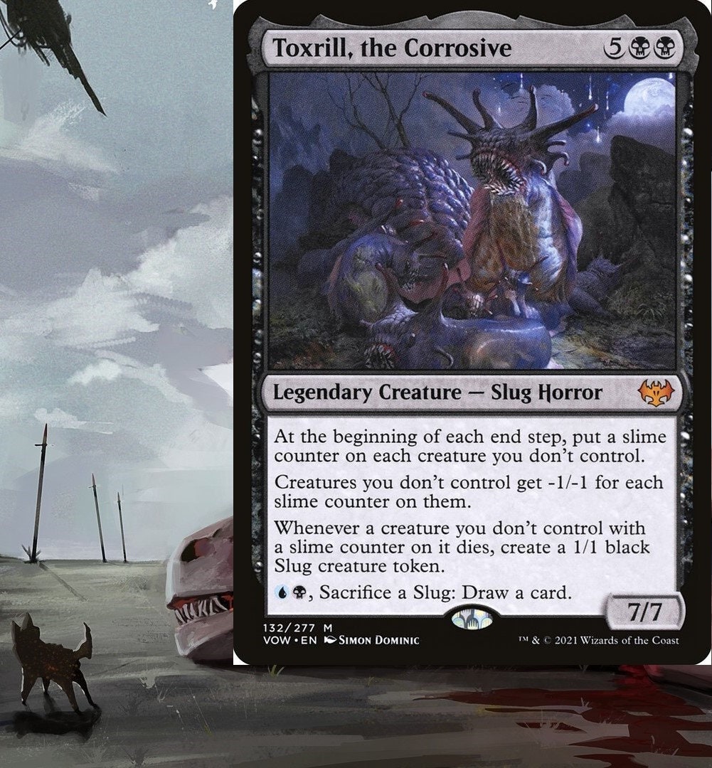 Toxrill the Corrosive Commander Deck Tokens Magic MTG - Etsy